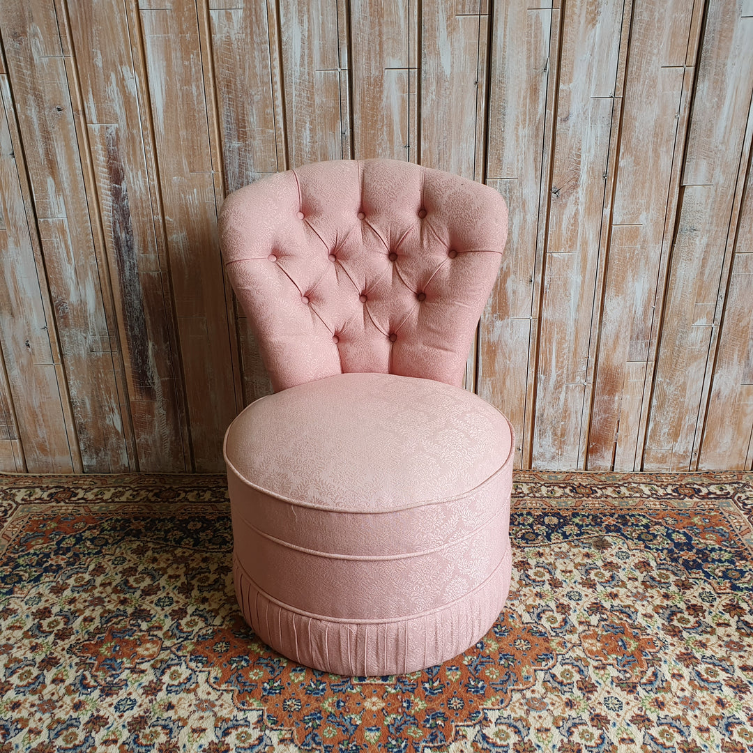 REBECCA: Pink Vintage Chair – Locate To Create